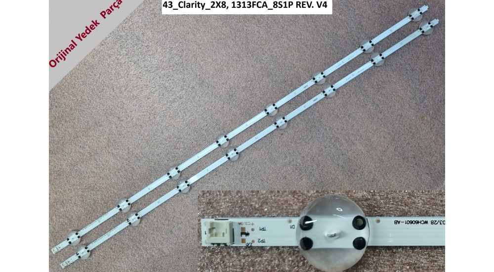 BEKO B43L 8860 Led bar, WCH60601-AB, Arcelik_43_Clarity_2X8, 1313FCA ...